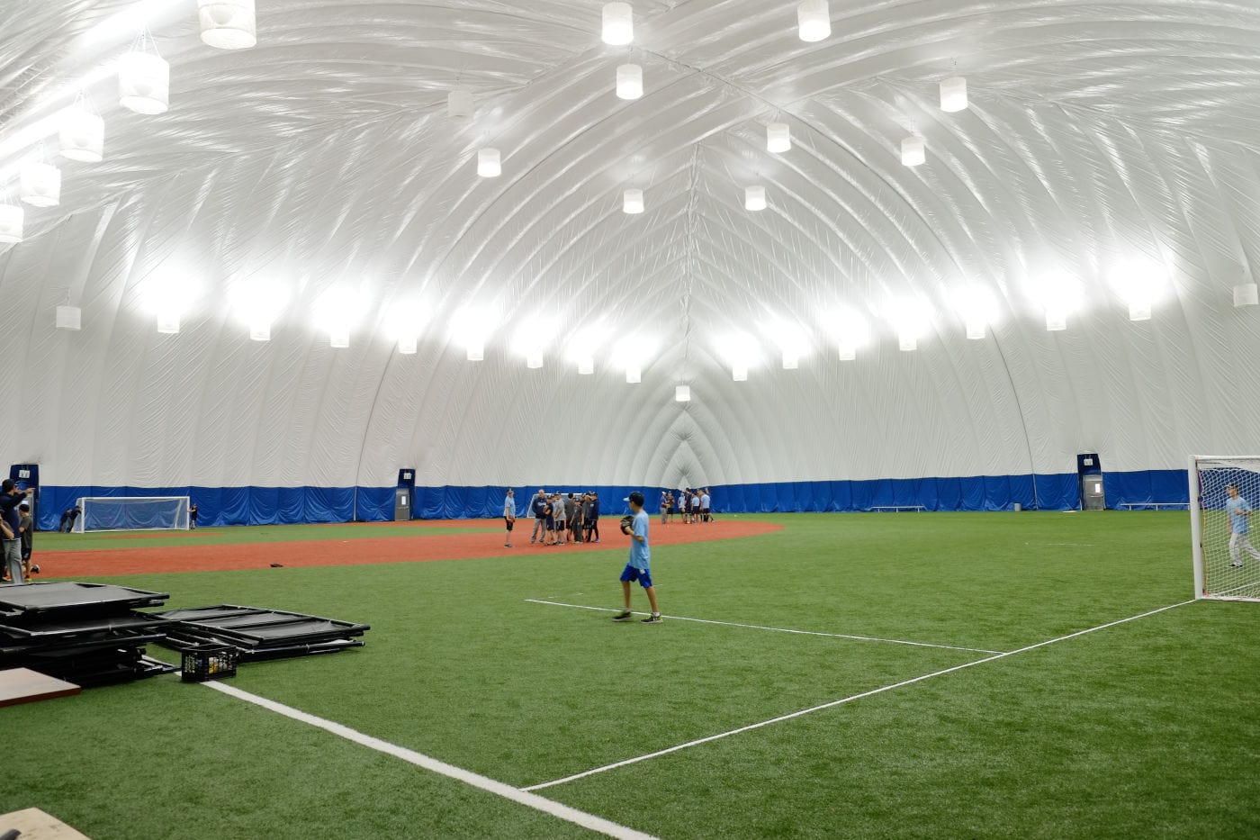 Baseball Stadium Dome Built with Helical Piles | Techno Metal Post